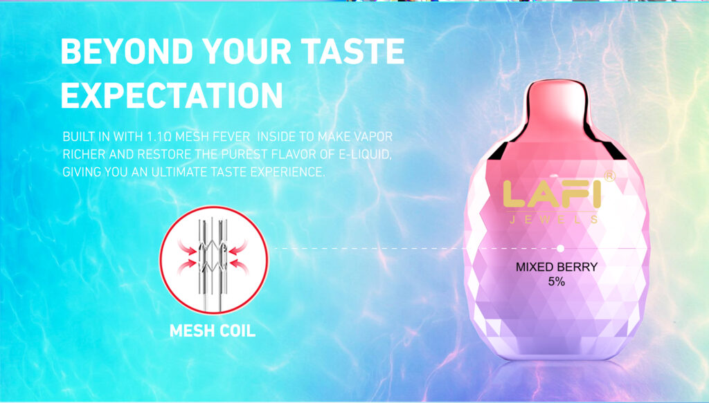 LAFI Jewel 6500 Puffs 13ml E-liquid 5% Unique Crystal Diamond E ...